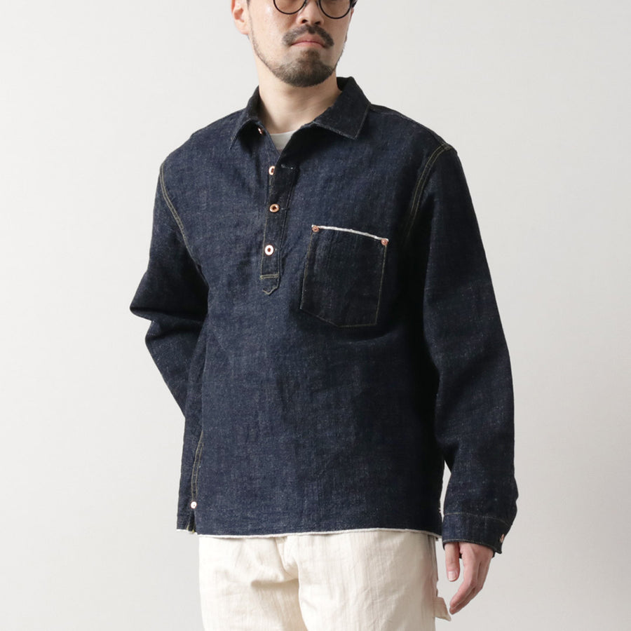 FOB FACTORY F2384 G3 Denim Pullover Jacket