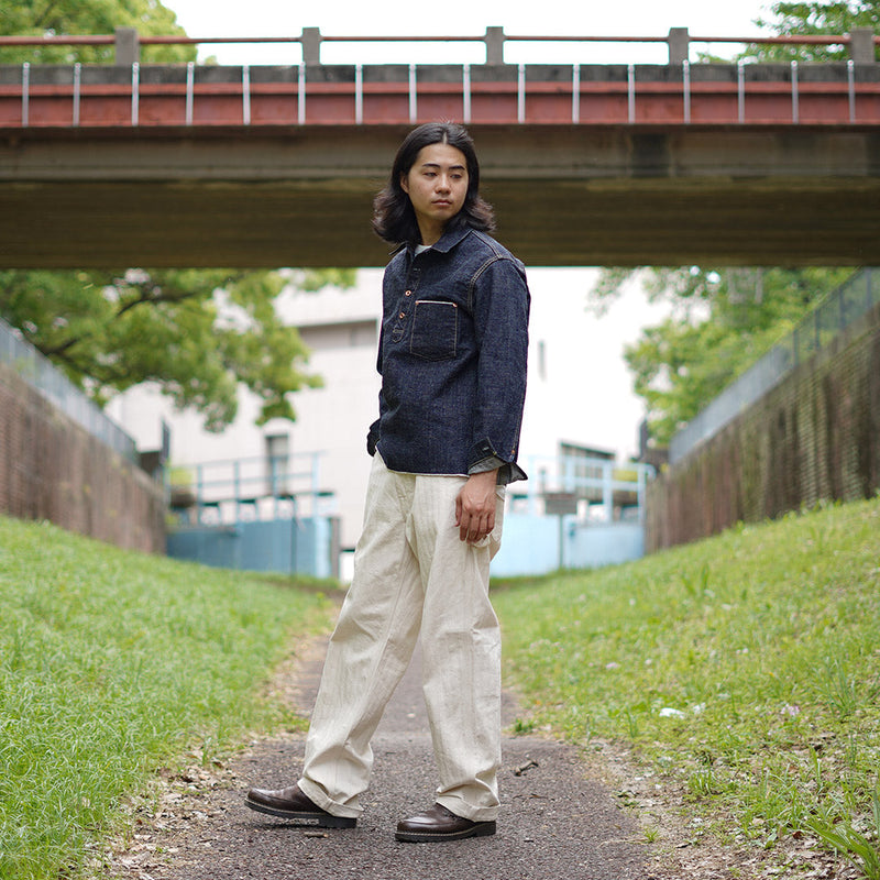 FOB FACTORY F2384 G3 Denim Pullover Jacket