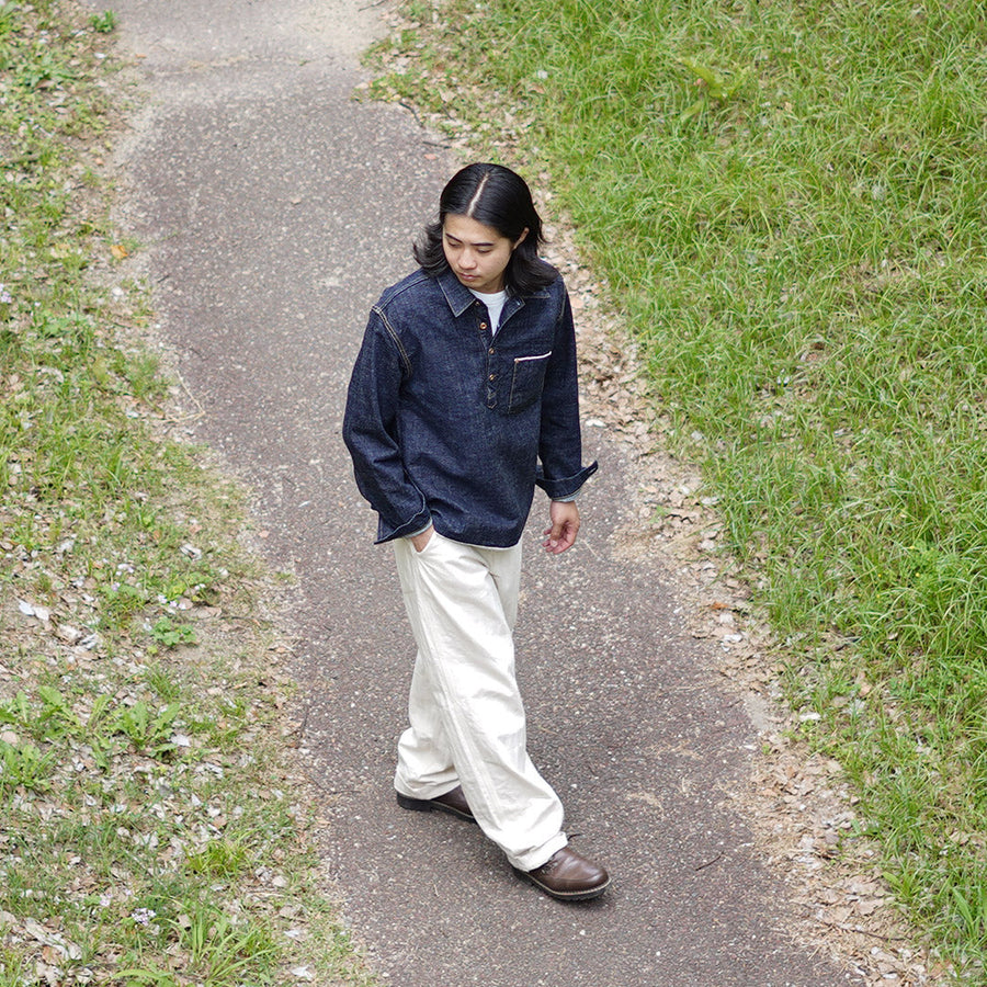 FOB FACTORY F2384 G3 Denim Pullover Jacket