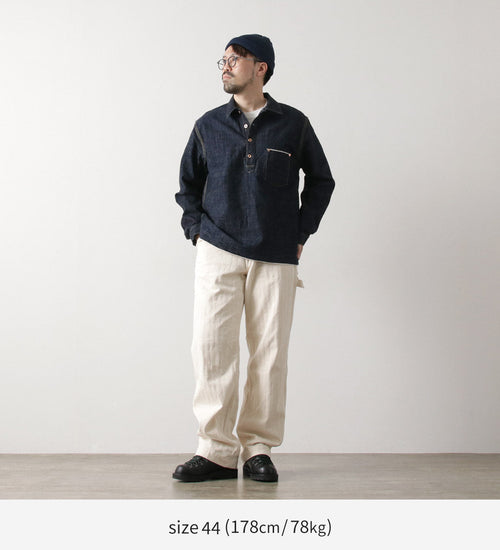 FOB FACTORY F2384 G3 Denim Pullover Jacket