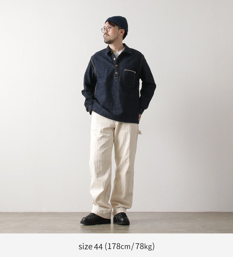 FOB FACTORY F2384 G3 Denim Pullover Jacket