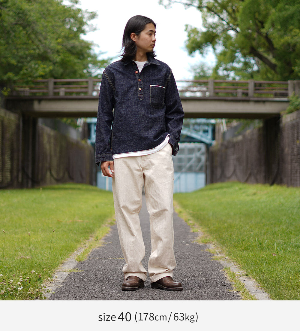 FOB FACTORY F2384 G3 Denim Pullover Jacket