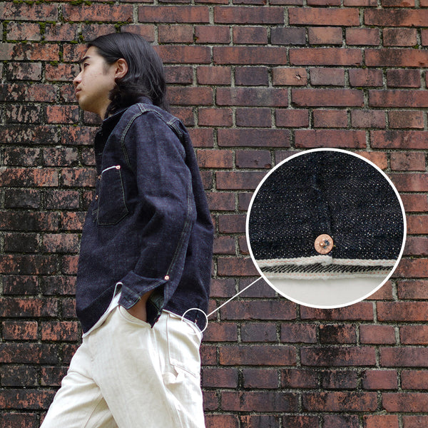 FOB FACTORY F2384 G3 Denim Pullover Jacket