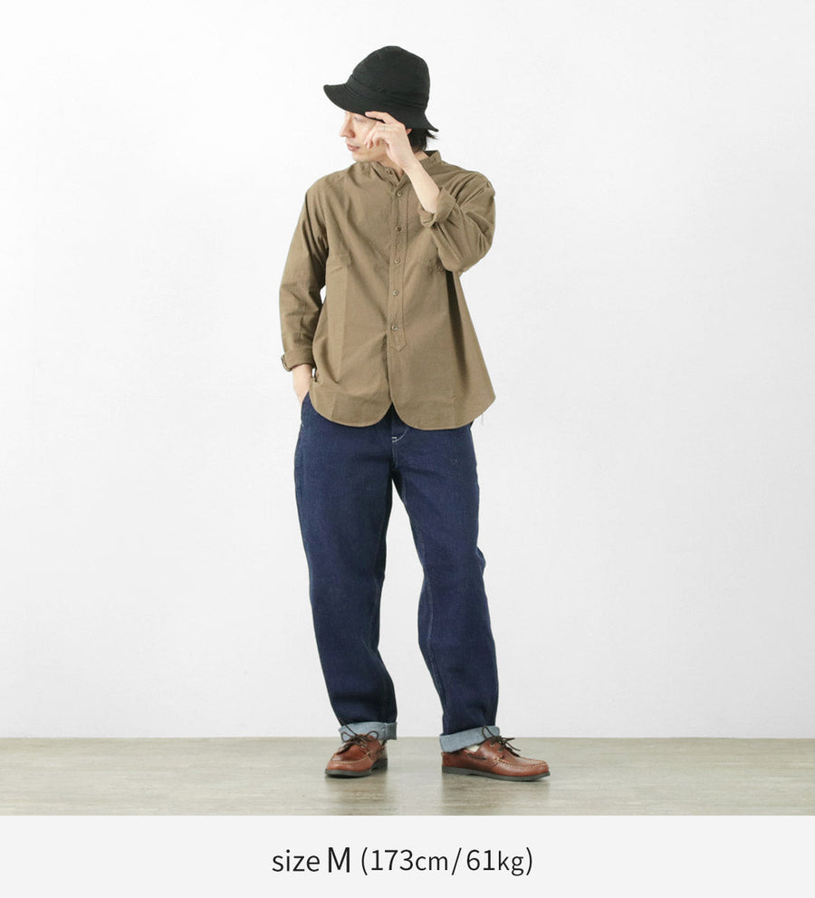 FOB FACTORY F0511 WW2 denim deck trousers, one wash