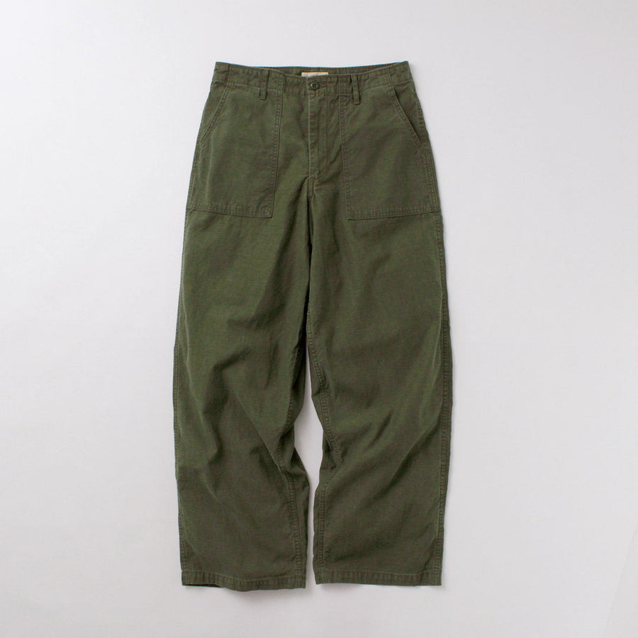 JAPAN BLUE JEANS / Bespoke Wide Baker Pants Sulphur-dyed Back Satin