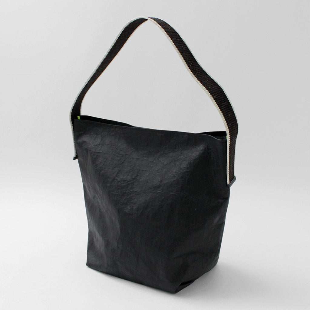 SENTI / Dyneema leather box type shoulder bag