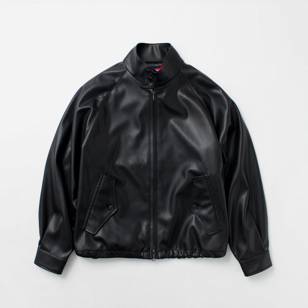 BARACUTA / G4 Box Jacket Faux Leather