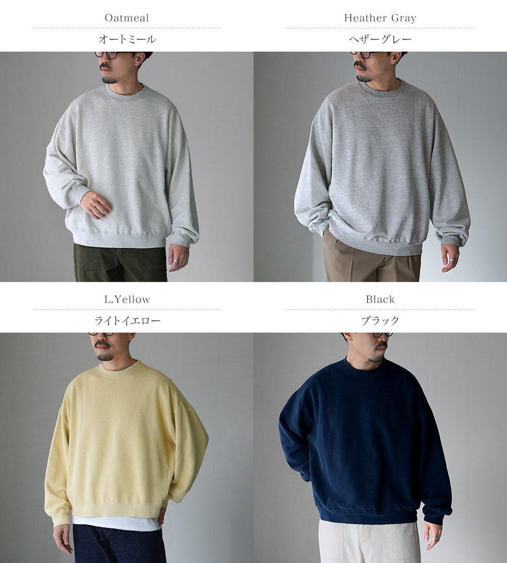 REMI RELIEF / SP-Processed French Terry Crewneck Sweatshirt