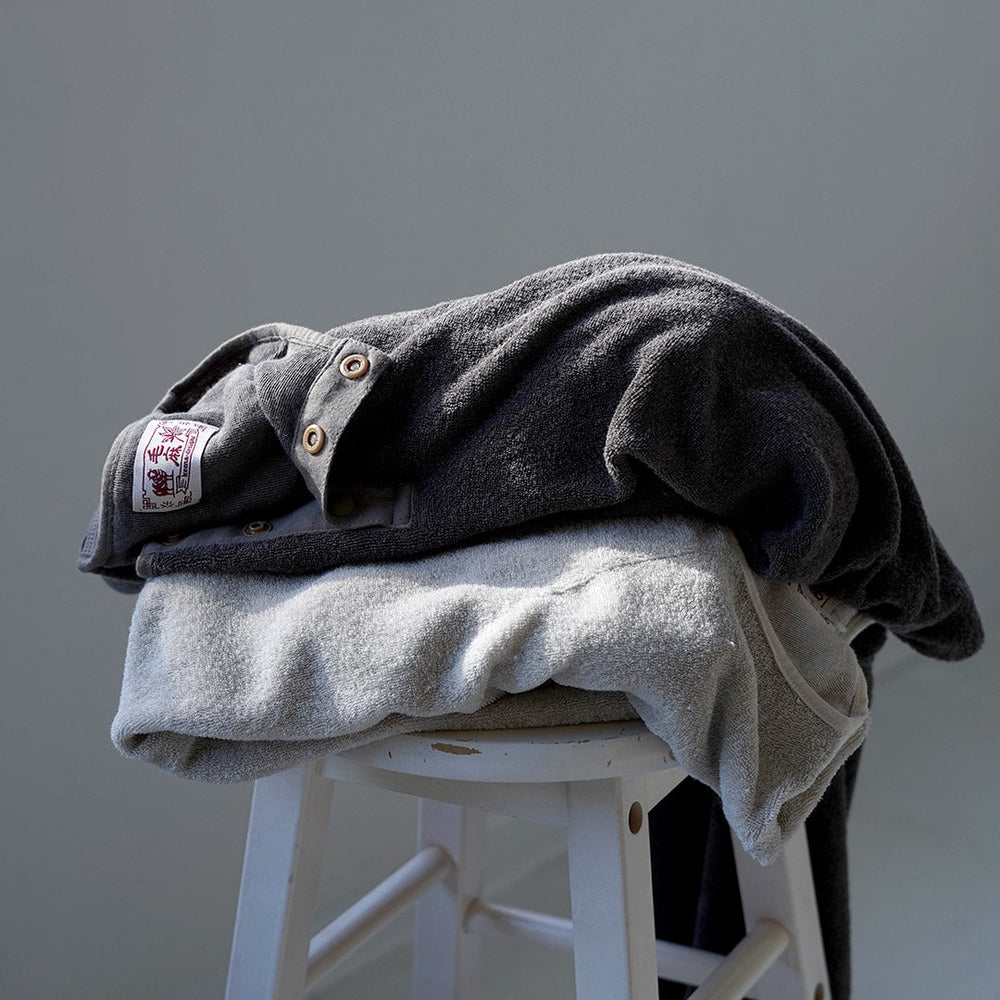 KEMA DESIGNS / Pull à col Henry en lin