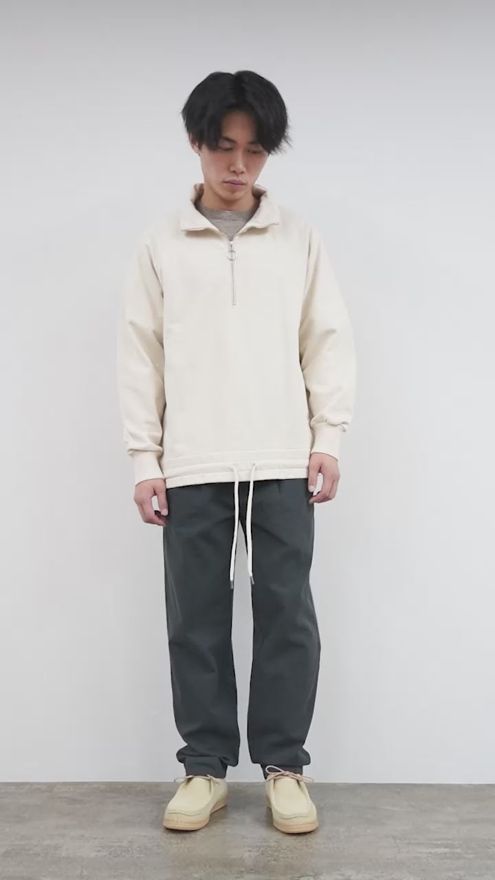 PARAGES Double Pleated Pants Cotton