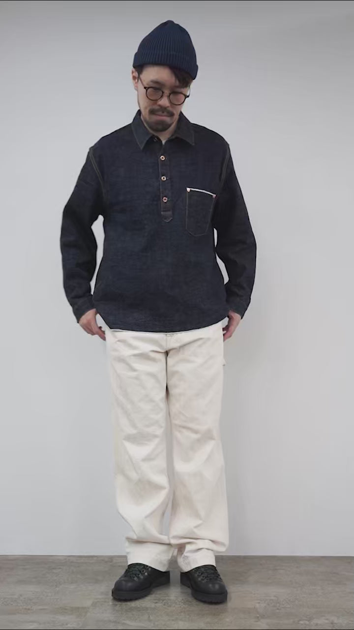 FOB FACTORY F2384 G3 Denim Pullover Jacket